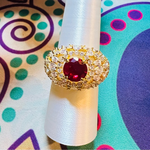 Bomb Party | Jewelry | Bomb Party Ring Rg133 Bursting With Love Lc Ruby ...
